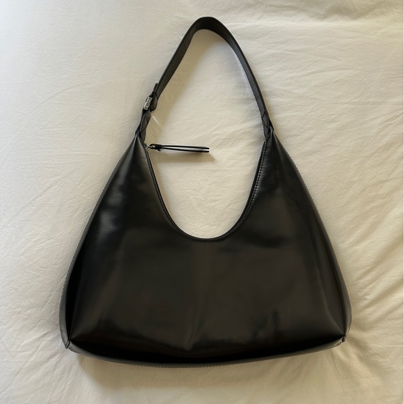 BY FAR | Bags | By Far Amber Patent Leather Shoulder Bag | Poshmark